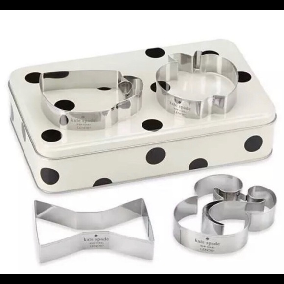 kate spade | Other | Kate Spade Deco Dot Cookie Cutter Gift Set | Poshmark